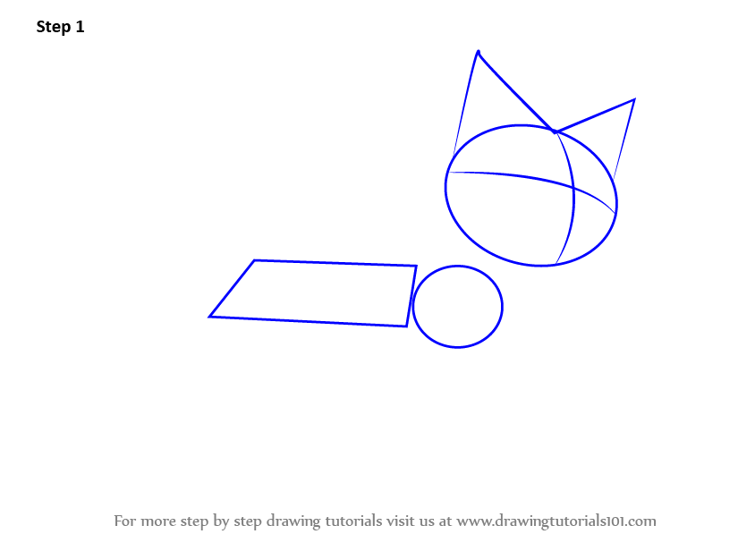 How to Draw Mittens Cat from Bolt (Bolt) Step by Step ...