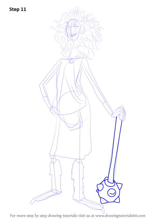 How to Draw Lord Macintosh from Brave (Brave) Step by Step ...