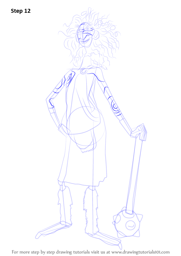 How to Draw Lord Macintosh from Brave (Brave) Step by Step ...