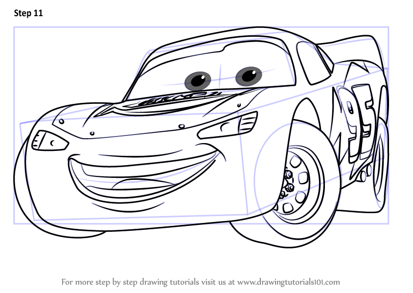 How To Draw Rust Eze Lightning Mcqueen How To Draw Rust Eze Lightning Mcqueen