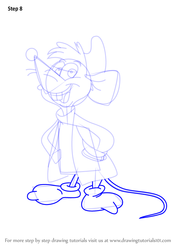 How to Draw Jaq from Cinderella (Cinderella) Step by Step ...