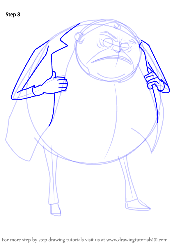 How to Draw Lord Finis Everglot from Corpse Bride (Corpse Bride) Step ...