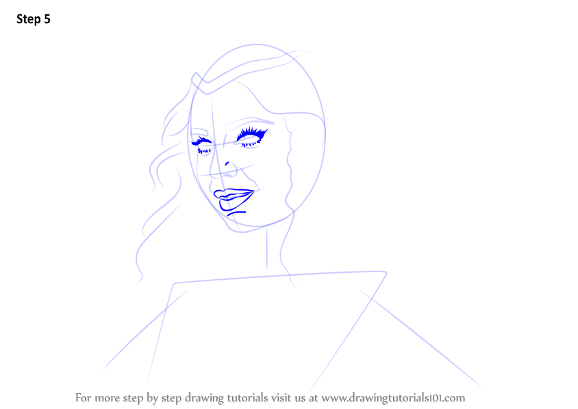 How to Draw Evie from Descendants (Descendants) Step by Step ...