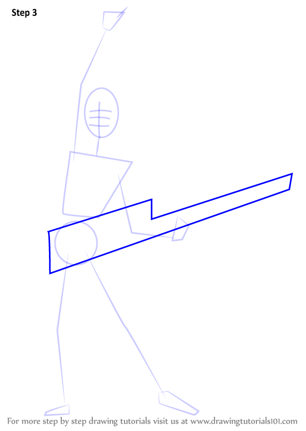 How to Draw Balthazar Bratt from Despicable Me 3 (Despicable Me 3) Step ...