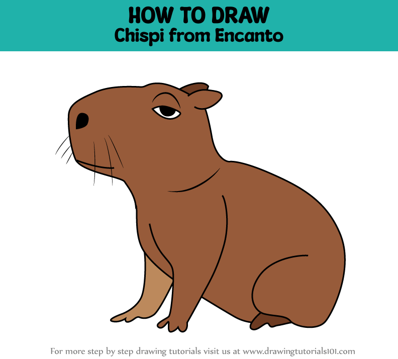How to Draw Chispi from Encanto (Encanto) Step by Step ...