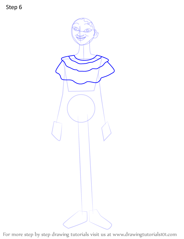 How to Draw Pepa Madrigal from Encanto (Encanto) Step by Step ...