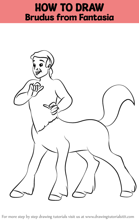 How to Draw Brudus from Fantasia (Fantasia) Step by Step ...