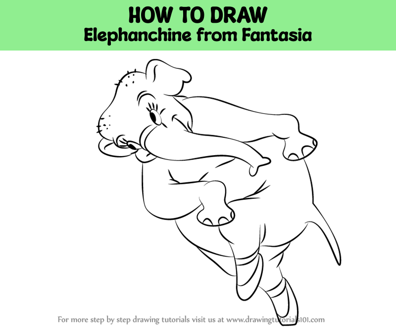 How to Draw Elephanchine from Fantasia (Fantasia) Step by Step ...
