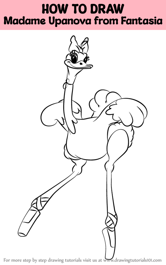 How to Draw Madame Upanova from Fantasia (Fantasia) Step by Step ...