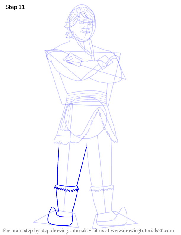 How to Draw Kristoff from Frozen 2 (Frozen 2) Step by Step ...