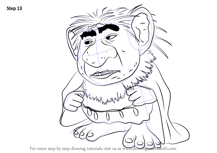 How to Draw Grand Pabbie from Frozen (Frozen) Step by Step ...