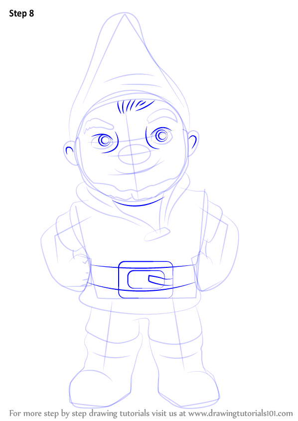 How to Draw Gnomeo from Gnomeo & Juliet (Gnomeo & Juliet) Step by Step ...