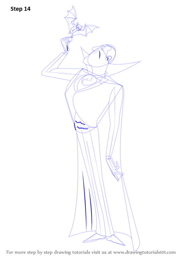 How to Draw Count Dracula from Hotel Transylvania (Hotel Transylvania ...