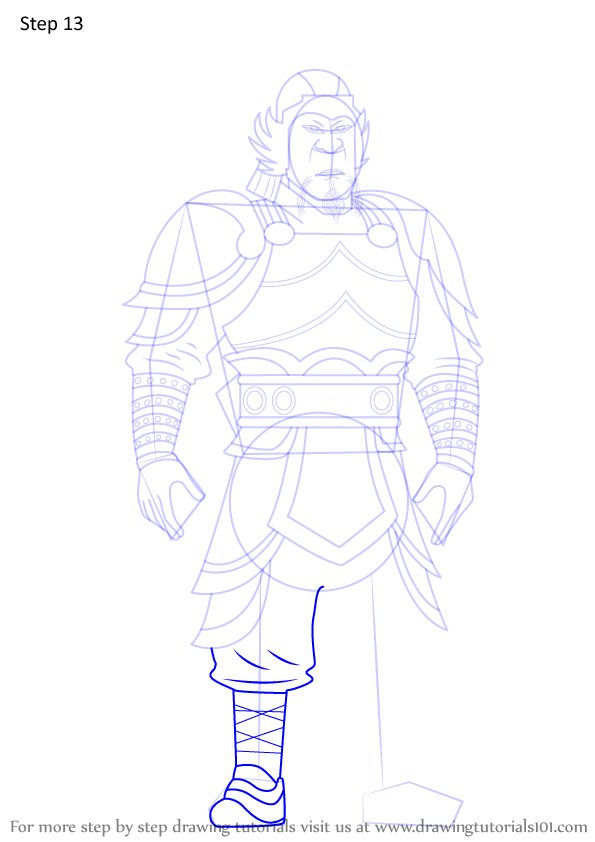 How to Draw Chagatai Khan from How To Train Your Dragon 3 (How To Train ...