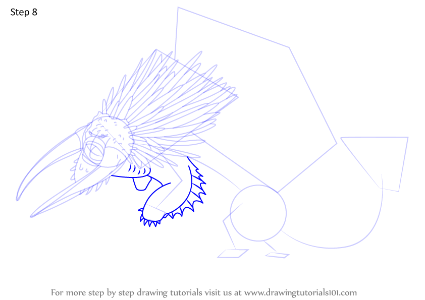 How to Draw Drago's Bewilderbeast from How To Train Your Dragon 3 (How ...