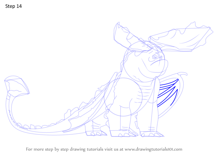 How to Draw Rescued Crimson Goregutter from How To Train Your Dragon 3 ...