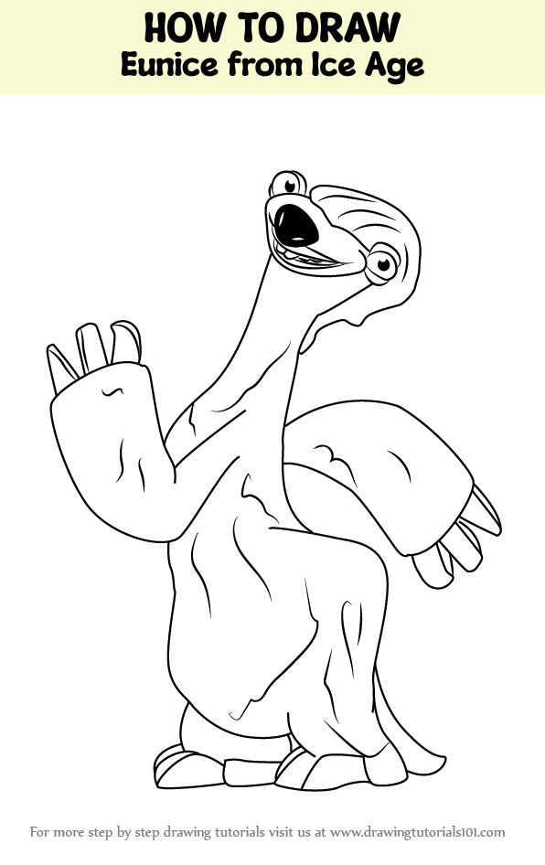 How to Draw Eunice from Ice Age (Ice Age) Step by Step ...