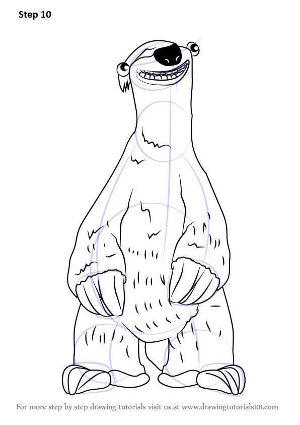 How to Draw Milton from Ice Age (Ice Age) Step by Step ...
