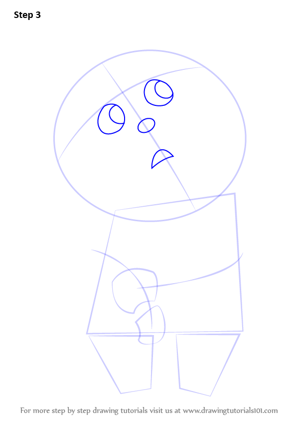 How to Draw Sadness from Inside Out (Inside Out) Step by Step ...