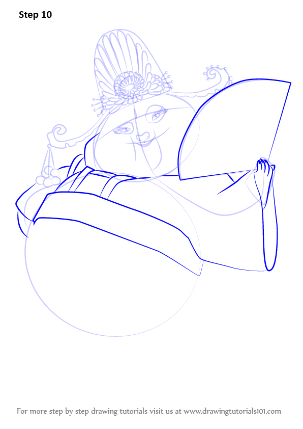 How to Draw Mei Mei from Kung Fu Panda 3 (Kung Fu Panda 3) Step by Step ...