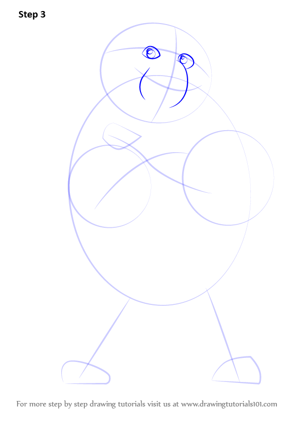 How to Draw Po from Kung Fu Panda 3 (Kung Fu Panda 3) Step by Step ...