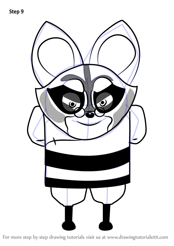How to Draw Master Junjie from Kung Fu Panda (Kung Fu Panda) Step by ...