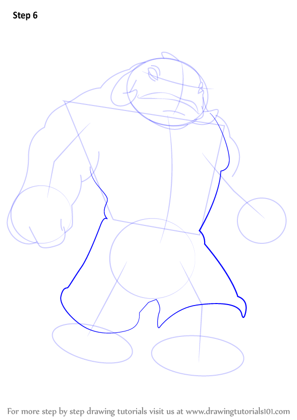How to Draw Captain Gantu from Lilo and Stitch (Lilo & Stitch) Step by ...