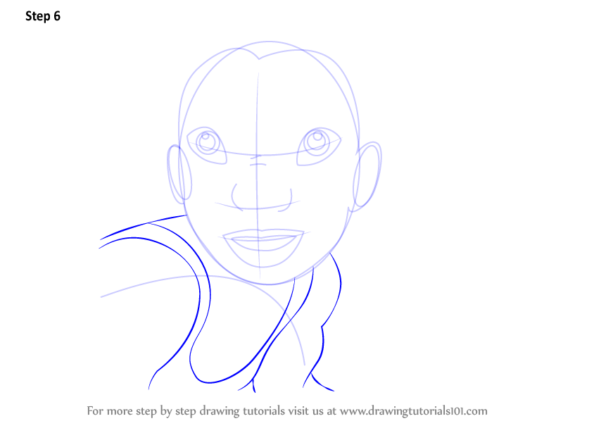 How to Draw Nani Pelekai from Lilo and Stitch (Lilo & Stitch) Step by ...
