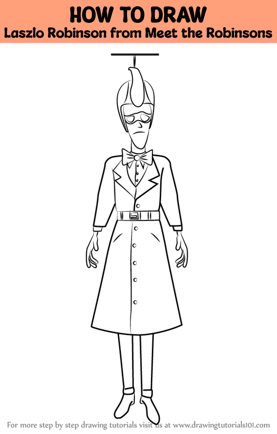 How to Draw Laszlo Robinson from Meet the Robinsons (Meet the Robinsons ...
