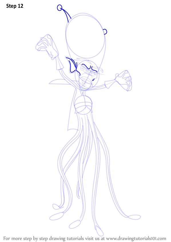 How to Draw Gallaxhar from Monsters vs. Aliens (Monsters vs. Aliens ...