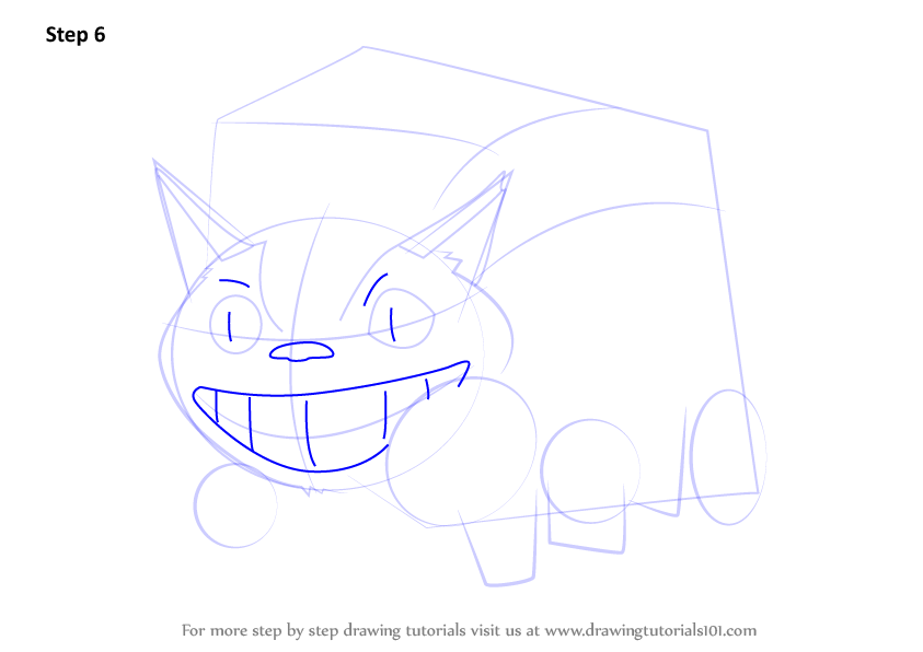How To Draw Cat Bus