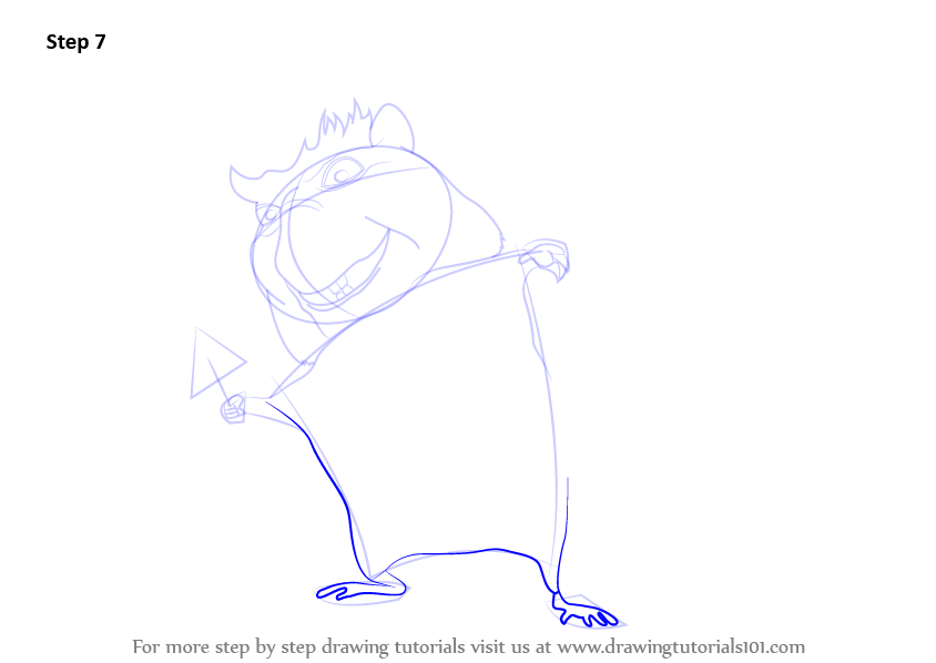 How to Draw McSquizzy from Open Season (Open Season) Step by Step ...