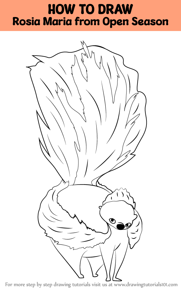How to Draw Rosia Maria from Open Season (Open Season) Step by Step ...
