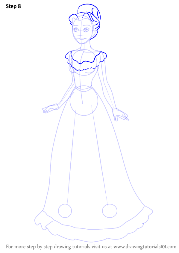 How to Draw Mary Darling from Peter Pan (Peter Pan) Step by Step ...