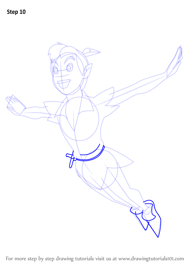 How to Draw Peter Pan from Peter Pan (Peter Pan) Step by Step ...