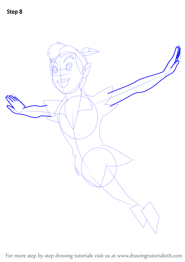 How to Draw Peter Pan from Peter Pan (Peter Pan) Step by Step ...