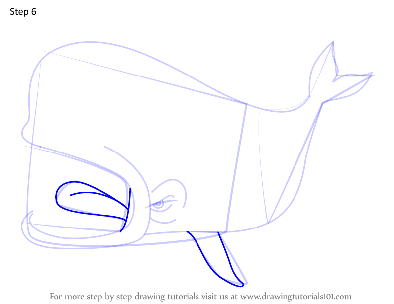 How to Draw Monstro from Pinocchio (Pinocchio) Step by Step ...