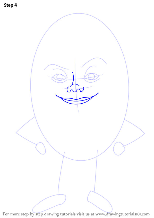 Learn How to Draw Humpty Alexander Dumpty from Puss in Boots (Puss in ...