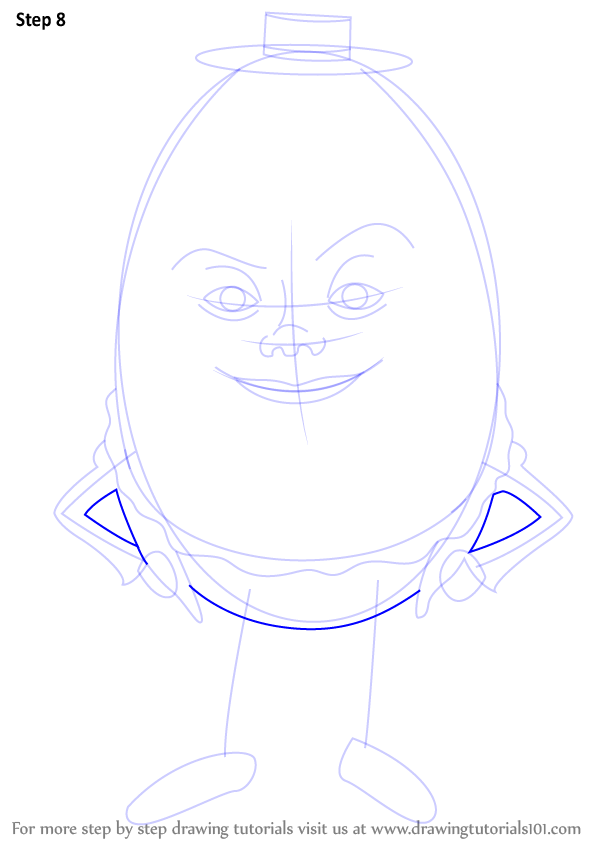 How to Draw Humpty Alexander Dumpty from Puss in Boots (Puss in Boots ...