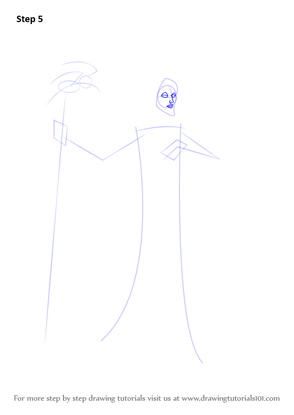 How to Draw Maleficent from Sleeping Beauty (Sleeping Beauty) Step by ...