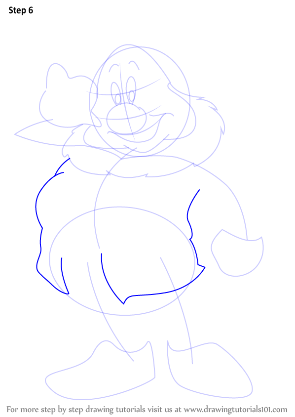 How to Draw Doc Dwarf from Snow White and the Seven Dwarfs (Snow White ...