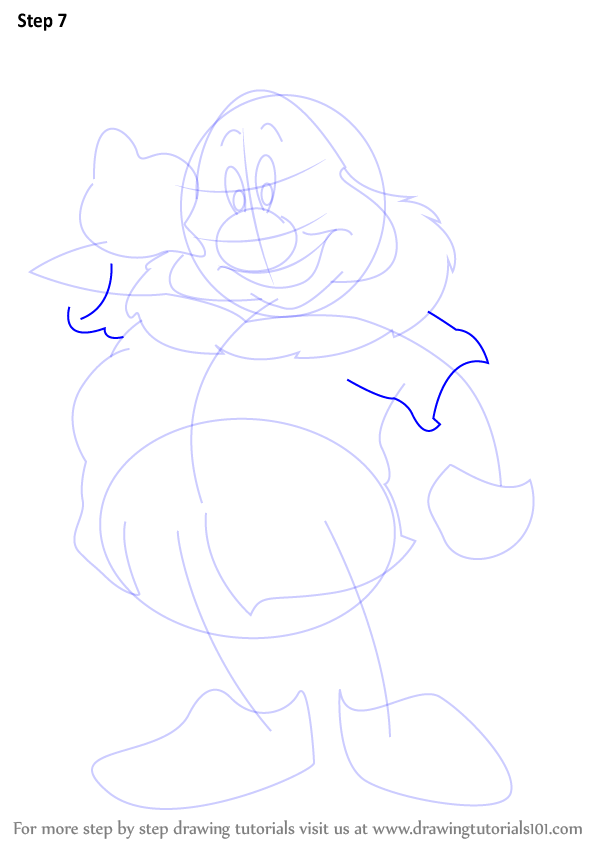 How to Draw Doc Dwarf from Snow White and the Seven Dwarfs (Snow White ...