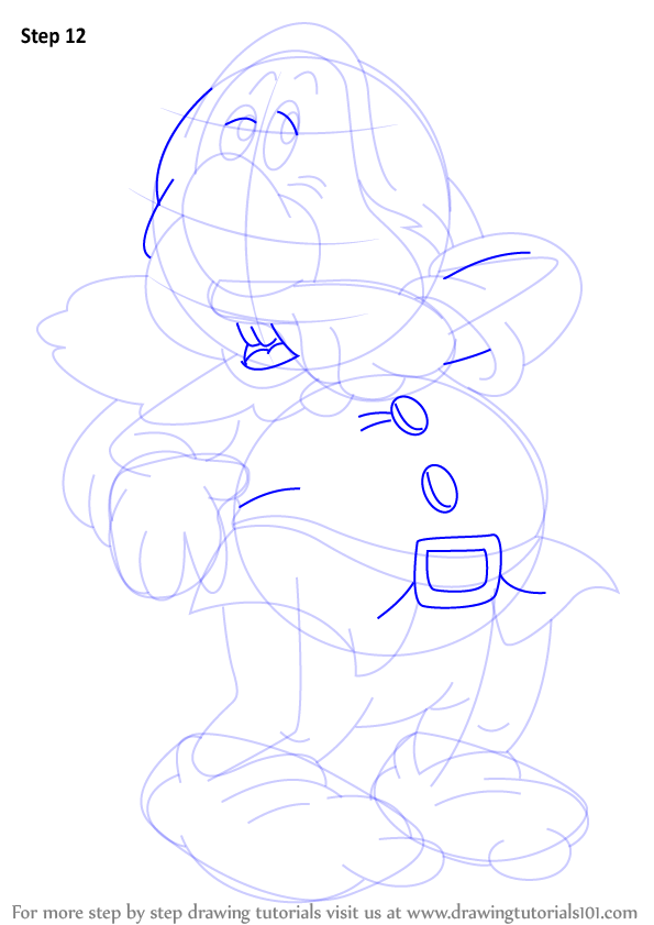 How to Draw Sneezy Dwarf from Snow White and the Seven Dwarfs (Snow ...