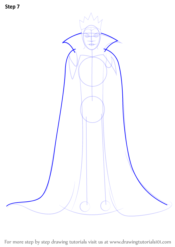 How to Draw The Evil Queen from Snow White and the Seven Dwarfs (Snow ...