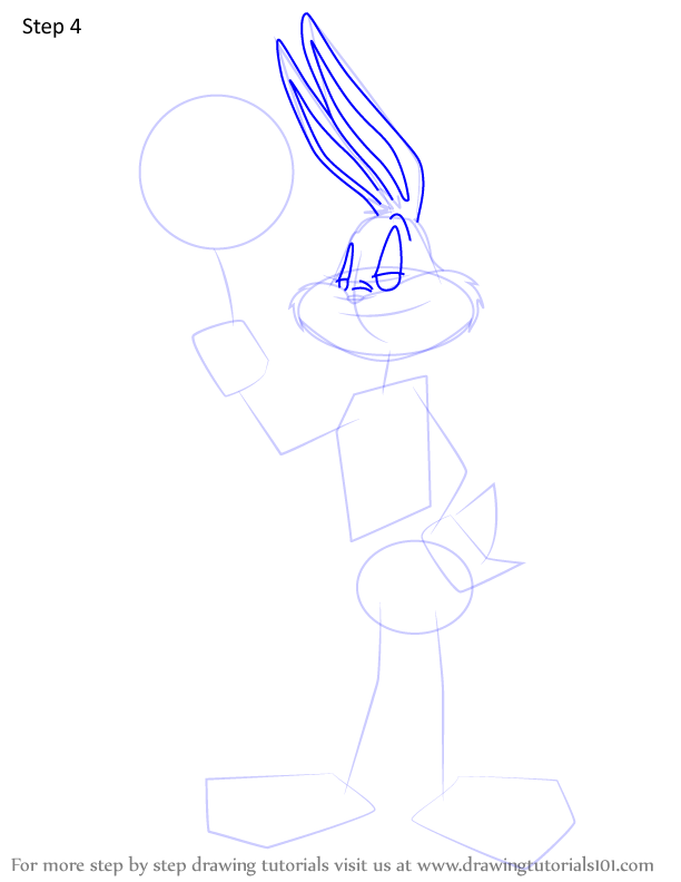 How to Draw Bugs Bunny from Space Jam from Space Jam (Space Jam) Step ...