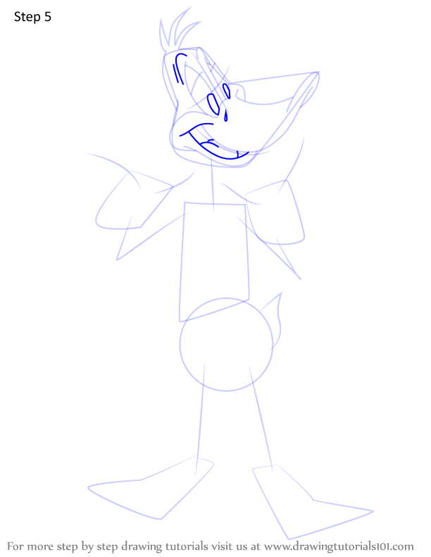 How to Draw Daffy Duck from Space Jam from Space Jam (Space Jam) Step ...