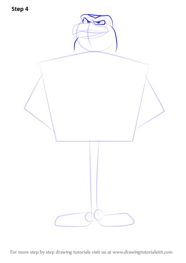 How to Draw Hunter from Storks (Storks) Step by Step ...