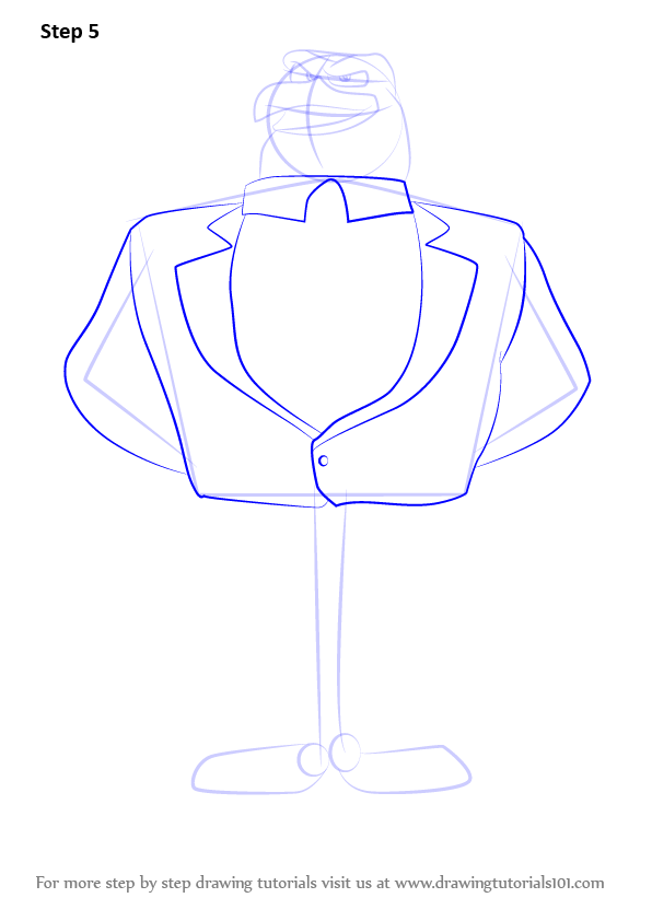 How to Draw Hunter from Storks (Storks) Step by Step ...