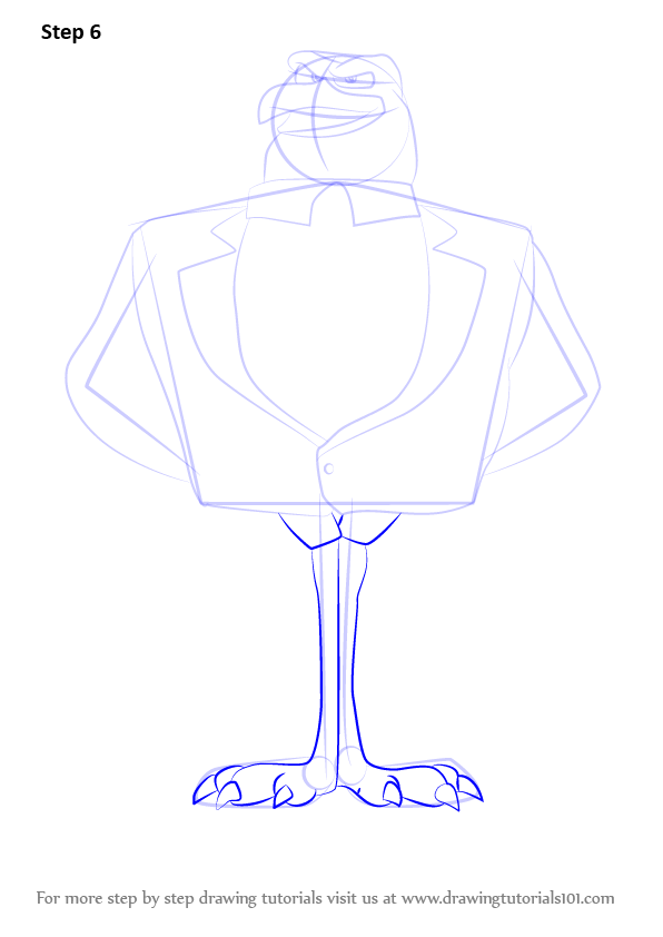 How to Draw Hunter from Storks (Storks) Step by Step ...
