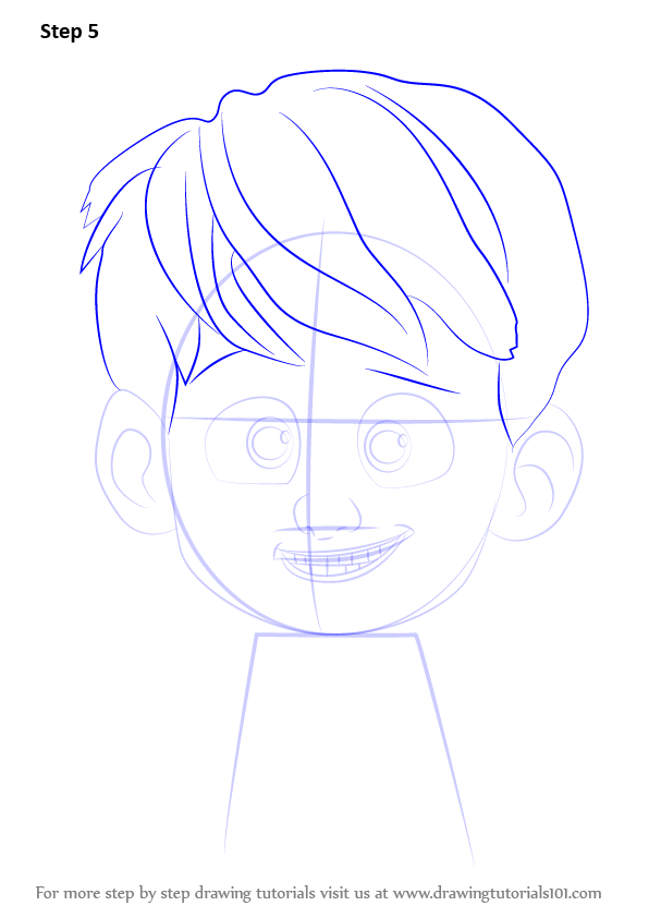 How to Draw Nate Gardner from Storks (Storks) Step by Step ...